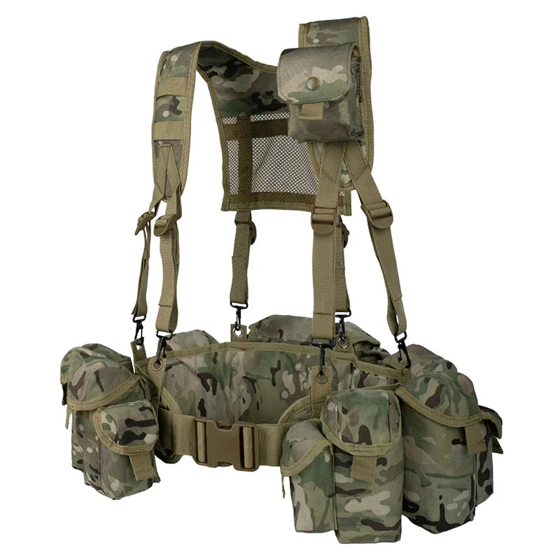 VT-8537 OEM Tactical Gear Outdoor Fashion Webbing Set Tactical Chest R ...